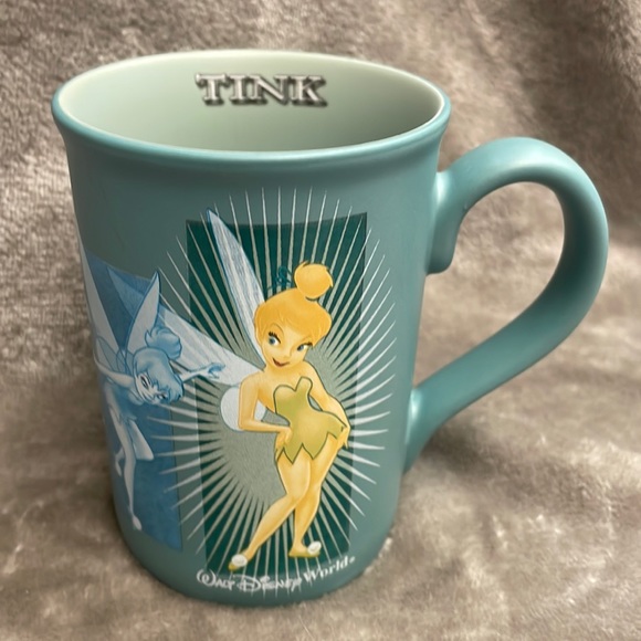 Disney | Dining | Disneyland Tinkerbell Illustrations Tink Disney Teal ...